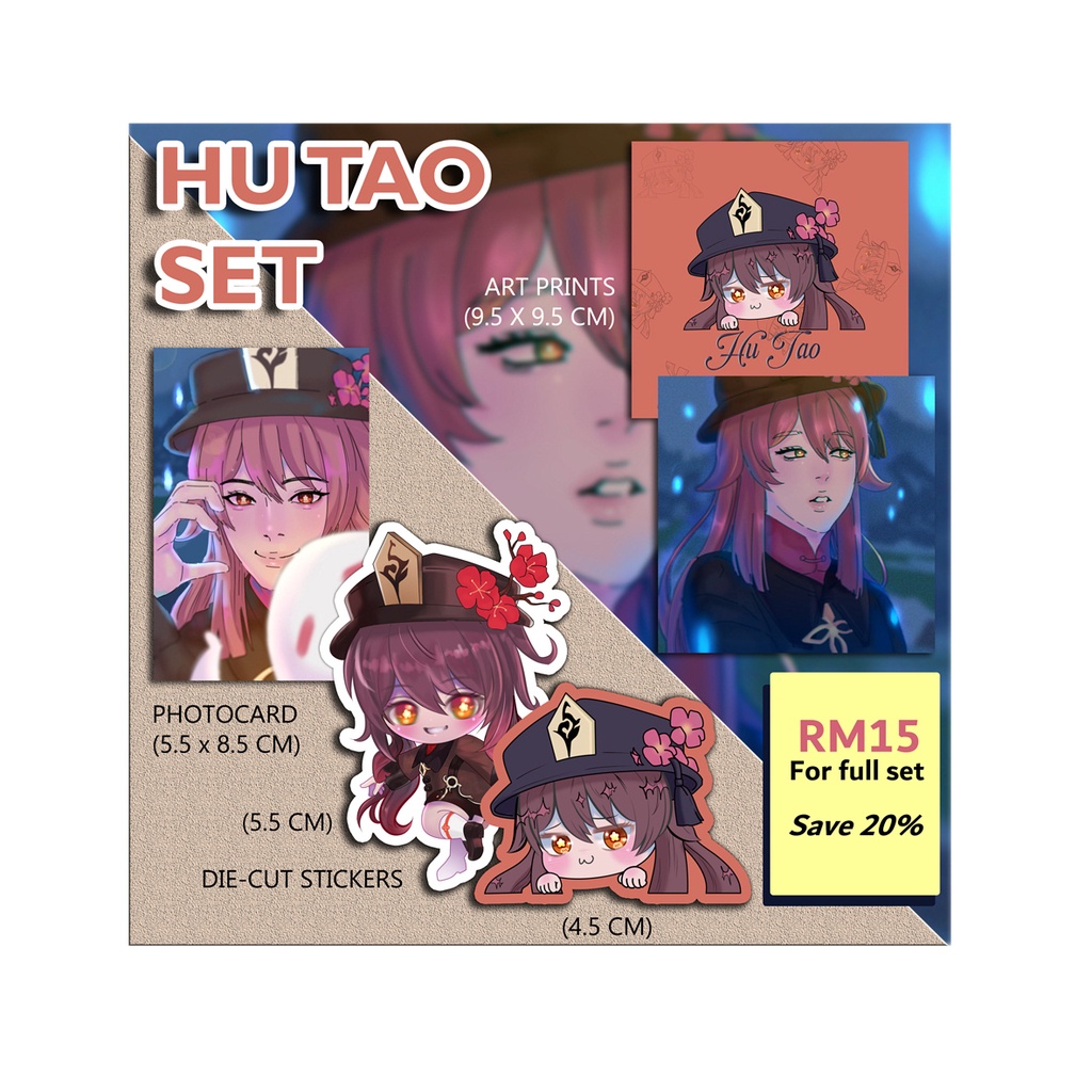 Hu Tao Set (Genshin Impact) | Shopee Malaysia
