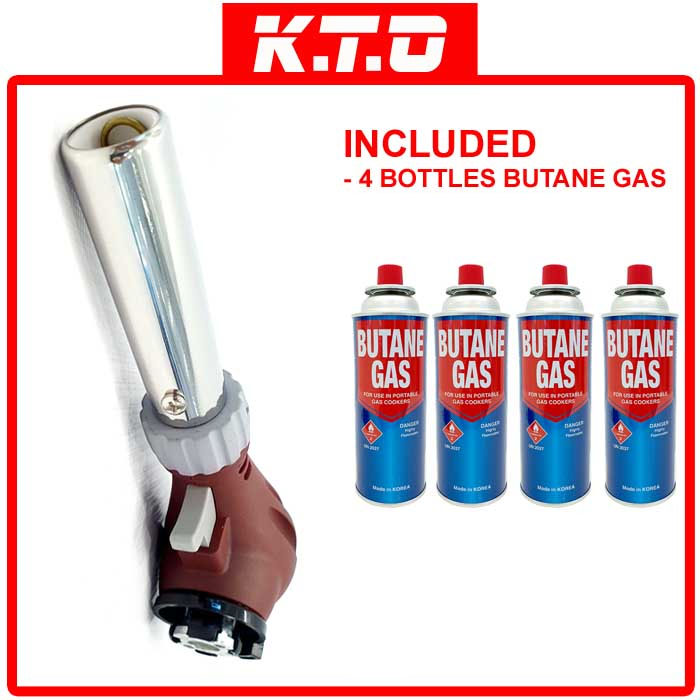 MASTER TORCH BUTANE GAS BURNER BARBECUE COOKING BAKING FLAME GUN - WS ...