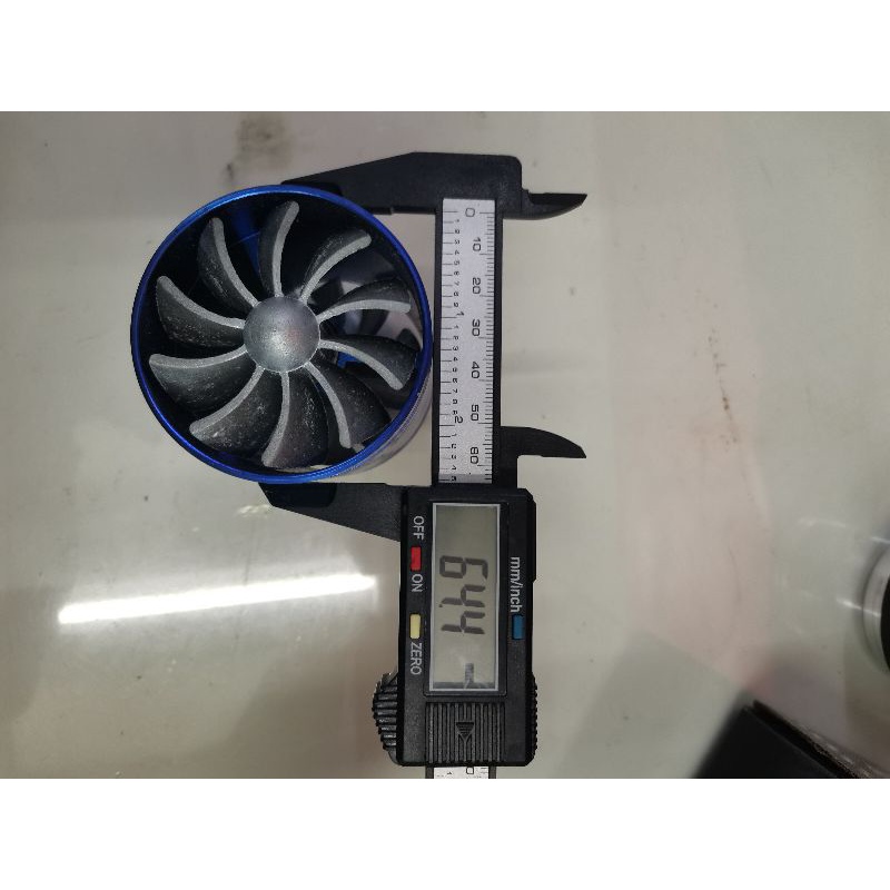 TURBO FAN Double Turbine Turbo Charger Air Intake Gas Fuel Gas Saver ...