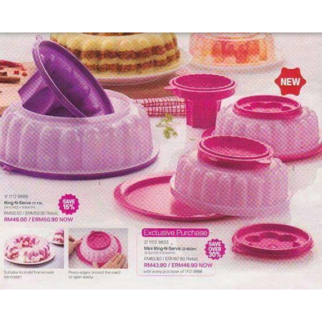 Tupperware Ring n Serve (1.5L) | Shopee Malaysia