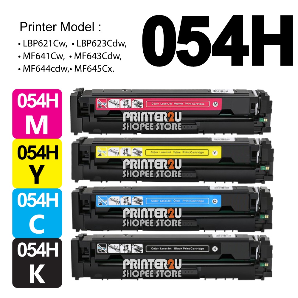 Compatible Toner CRG 054 Cartridge 054H Cano* LBP621cw LBP621 LBP623cdw ...