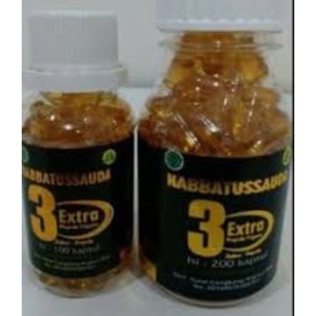 Habbatus sauda 3 Extra 200 kapsul | Shopee Malaysia