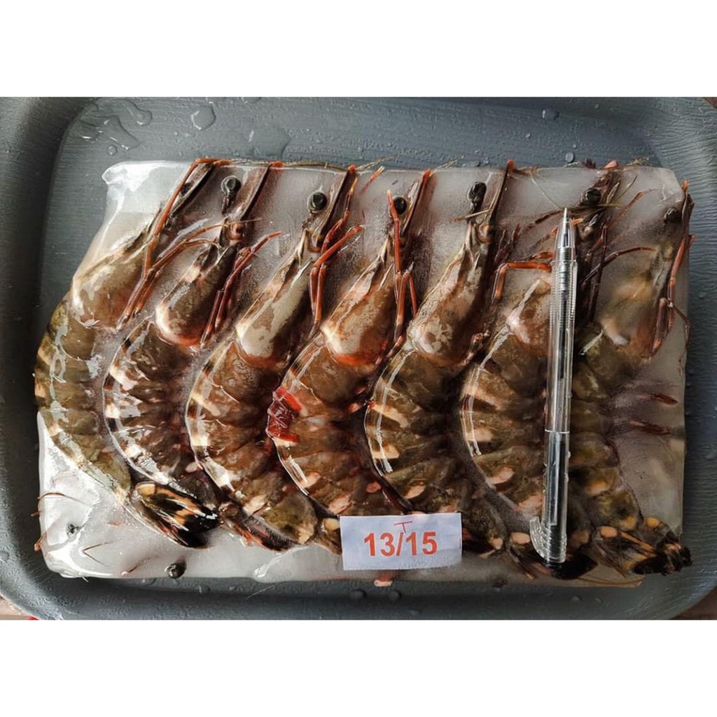 Sea Tiger Prawn 700g +- Udang Harimau Laut 700g +- 虎虾 700g +- | Shopee ...