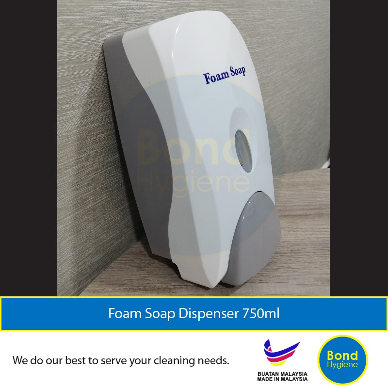 AR800-F Bekas Sabun Buih 800ml-Pemasangan Dinding / Foam Soap Dispenser ...