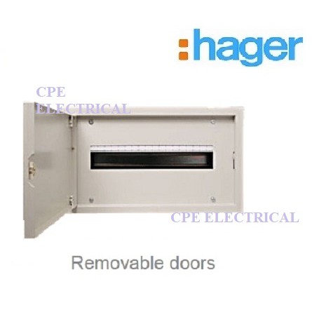 Hager IU Series IU18S 18 WAYS IP41 Metal Enclosure ELECTRICAL DB ...