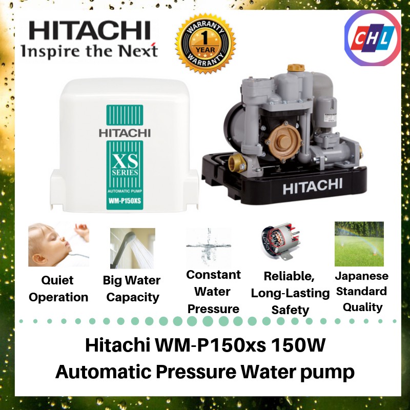 Hitachi WM-P150xs 150W Automatic Pressure Water pump | Shopee Malaysia