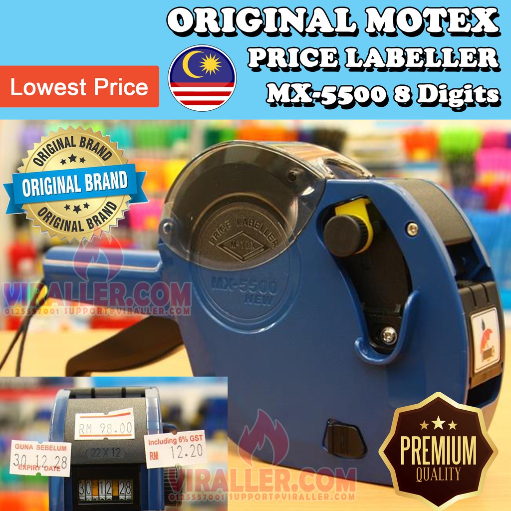 🔥 ORIGINAL MOTEX PRICE LABELLER TAG / LABEL MACHINE / LABELLING GUN ...