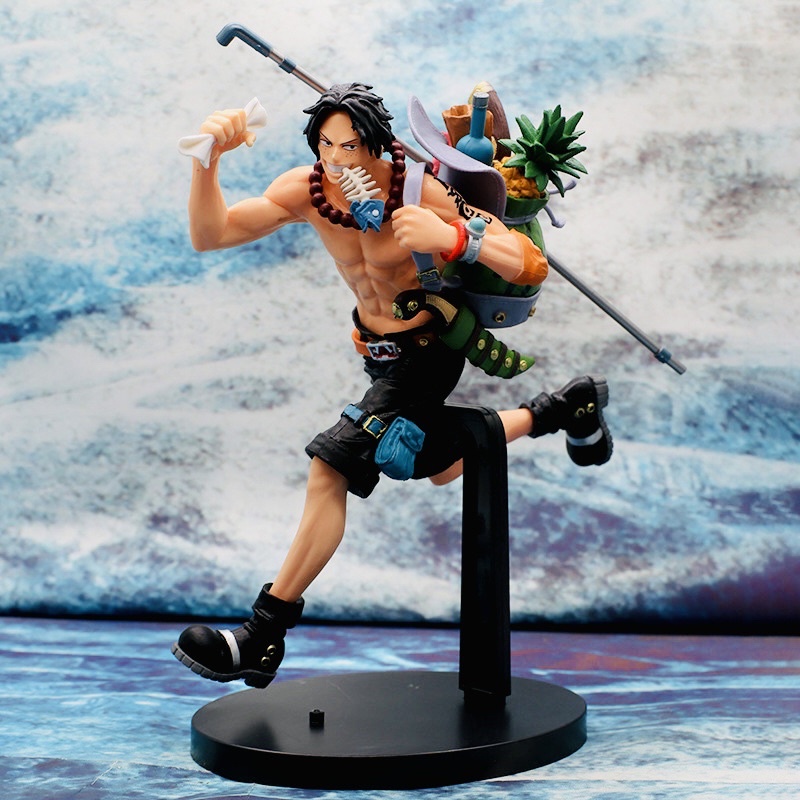 🔥Ready Stock🇲🇾☠ONE PIECE☠ portgas D Ace action figure plastic plastik ...