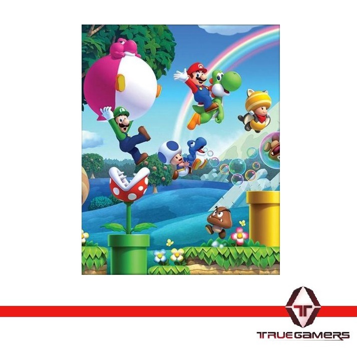 Super Mario Bros Wii U 10*8 3D Lenticular Poster | Shopee Malaysia