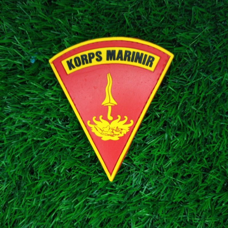 Velcro Rubber Patch Triangle Marine Corps Logo Bag Hat Patch | Shopee ...