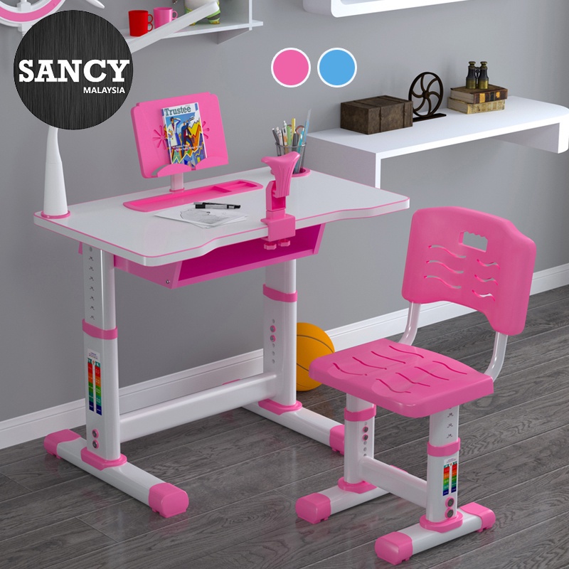 SANCY Adjustable Height Children Study Table With Lamp Kids Online ...