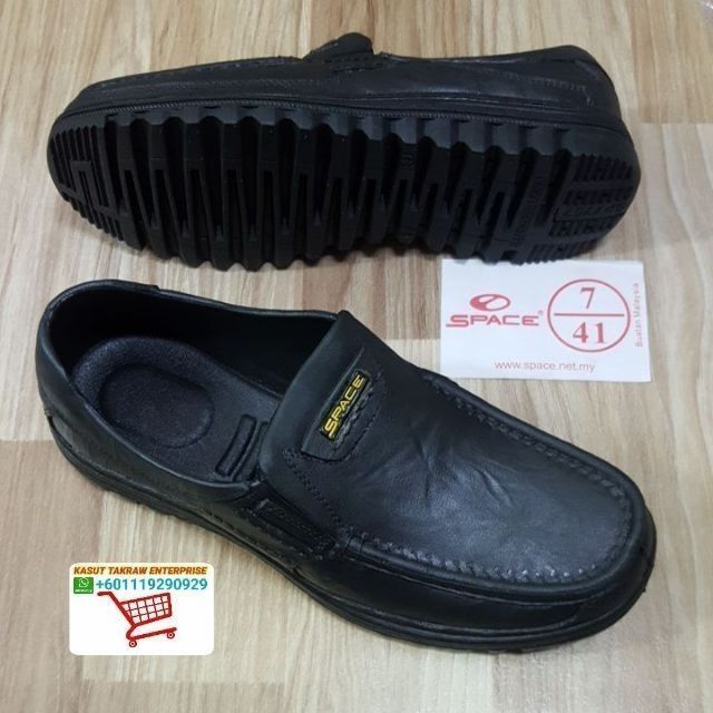 Space SP 7757 Kasut Getah Hitam Lelaki | PVC Heavy Duty Rubber Shoe ...