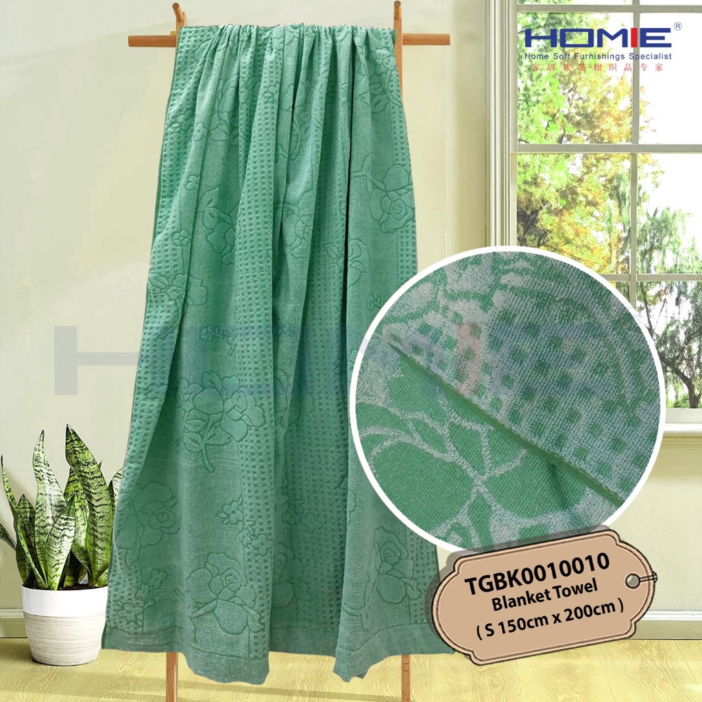 HOMIE Blanket Towel (S 150CM x 200 CM & Q 180CM x 220CM) | Shopee Malaysia