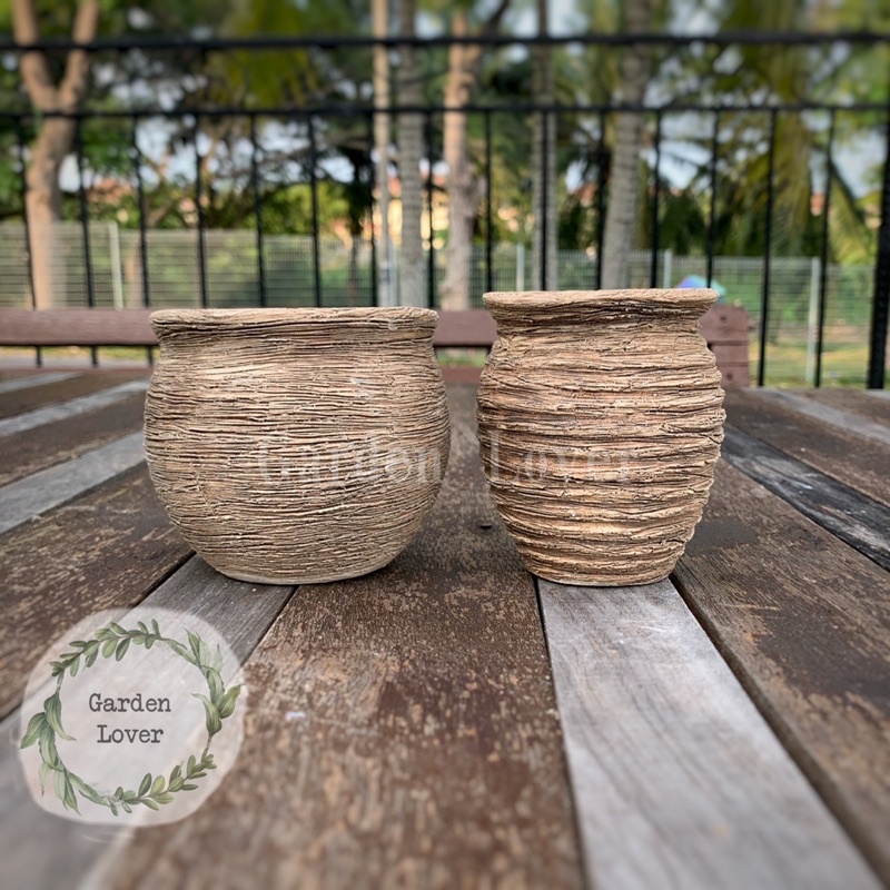 Succulent Pot Ceramic Pot 多肉盆花盆陶盆 Pasu Sukulen Pasu Bunga | Shopee Malaysia