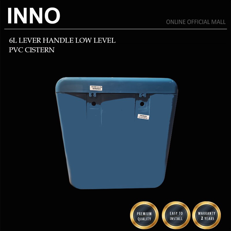 INNO 6L LEVER HANDLE HIGH LEVEL PVC CISTERN- Sorrento Blue | Shopee ...