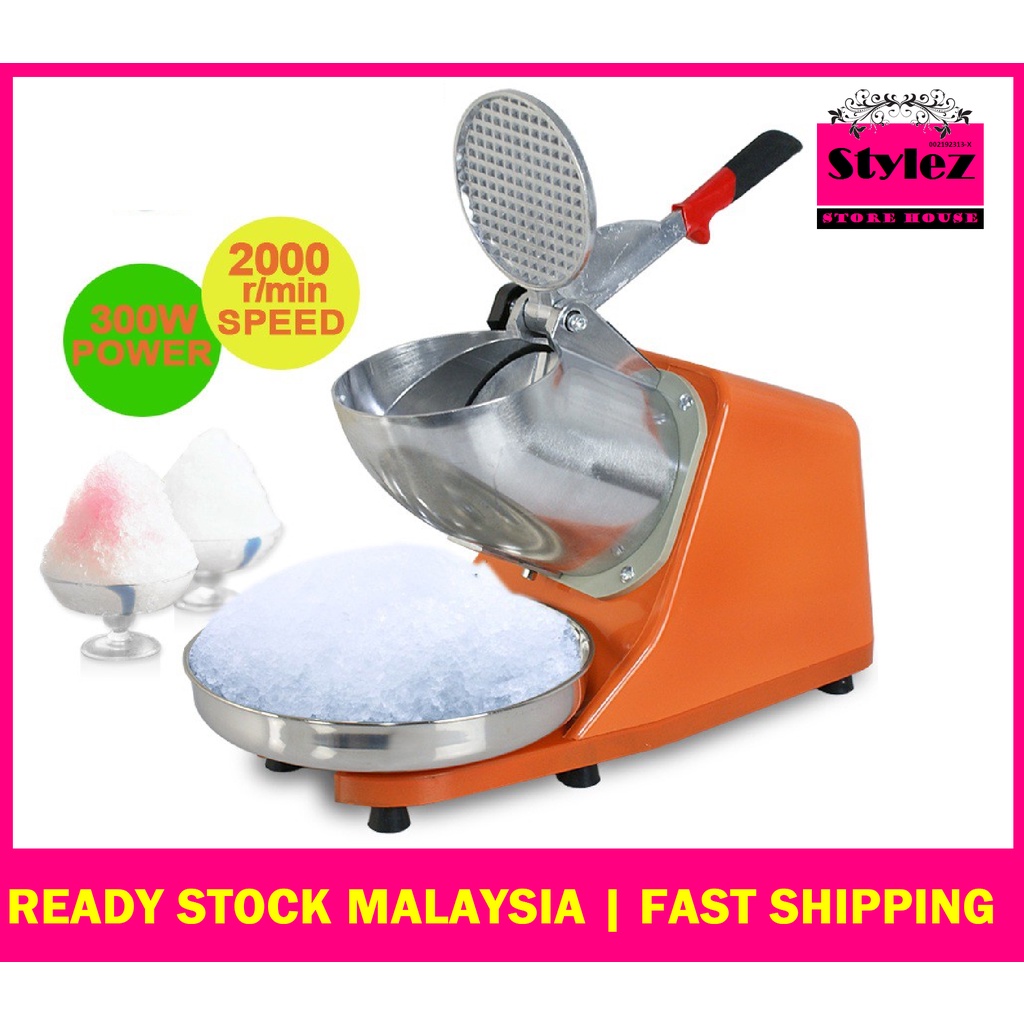 [Spot] Double-blade ice crusher Mesin ABC ice machine heavy duty ...