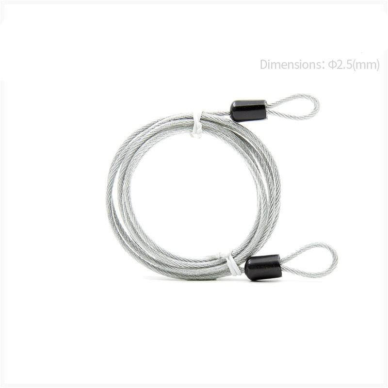 2m Bicycle Security Loop Cable Lock Scooter Guard Bike Motorcycle ...