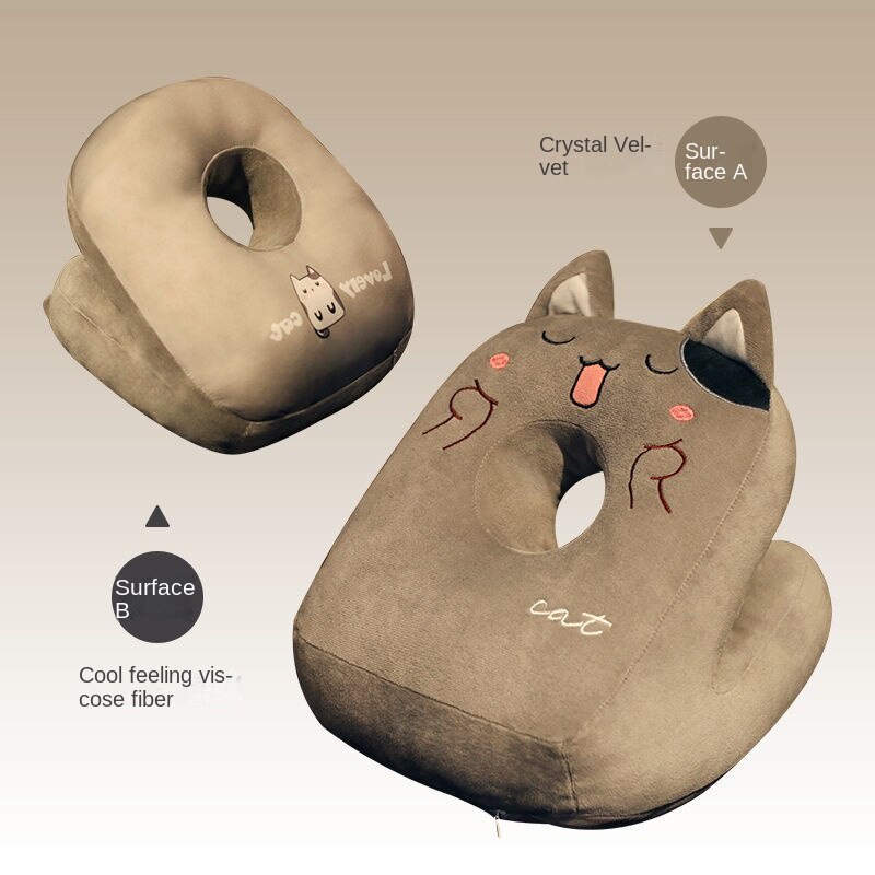 [Ready Stock] Ice Silk Double-Sided Pillow Nap Rest Office Handy Tool ...