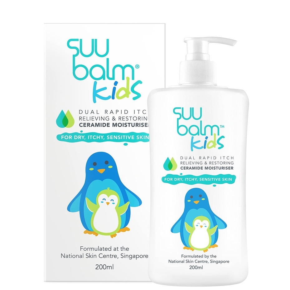 Suu Balm Kids Dual Rapid Itch Relieving & Restoring Ceramide Moisturiser ( 200ml ) | Shopee Malaysia