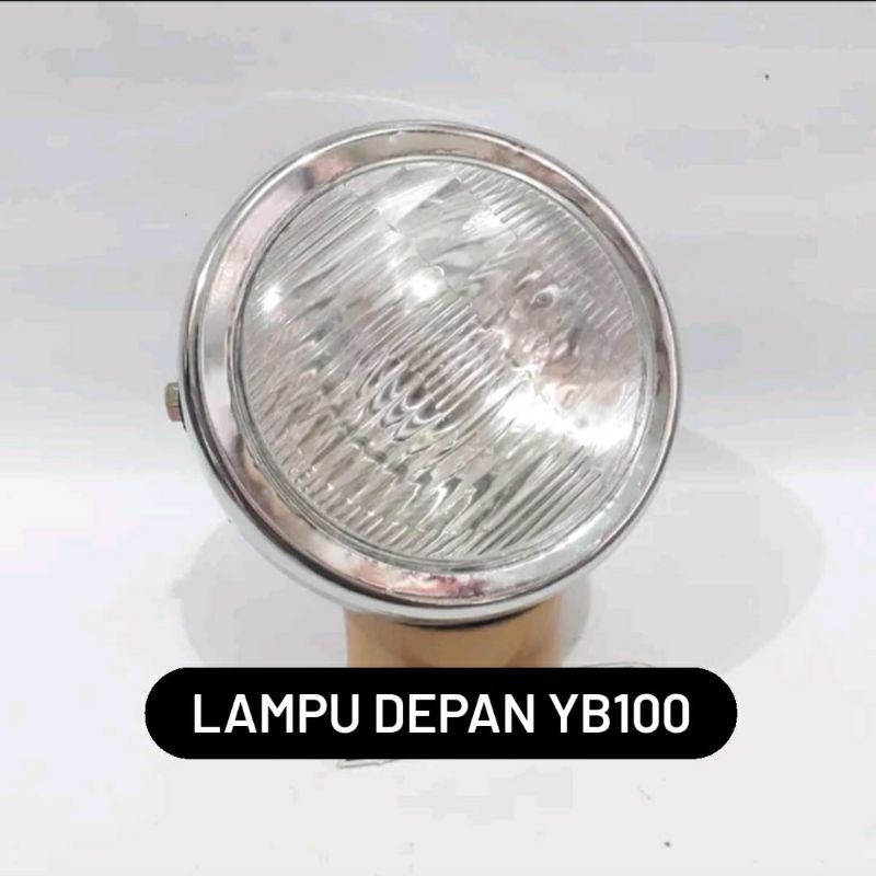 Yamaha YB100 YB 100 Chrome Headlamp Reflective Headlights | Shopee Malaysia