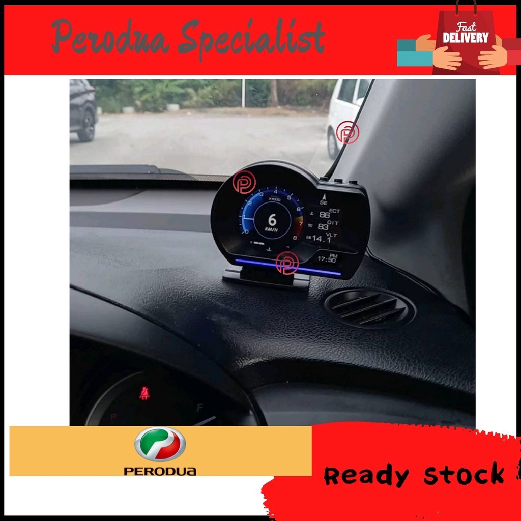 Perodua Myvi G3/Bezza/Axia/Alza 2014-2021 P6 OBD Plug&Play Meter ...