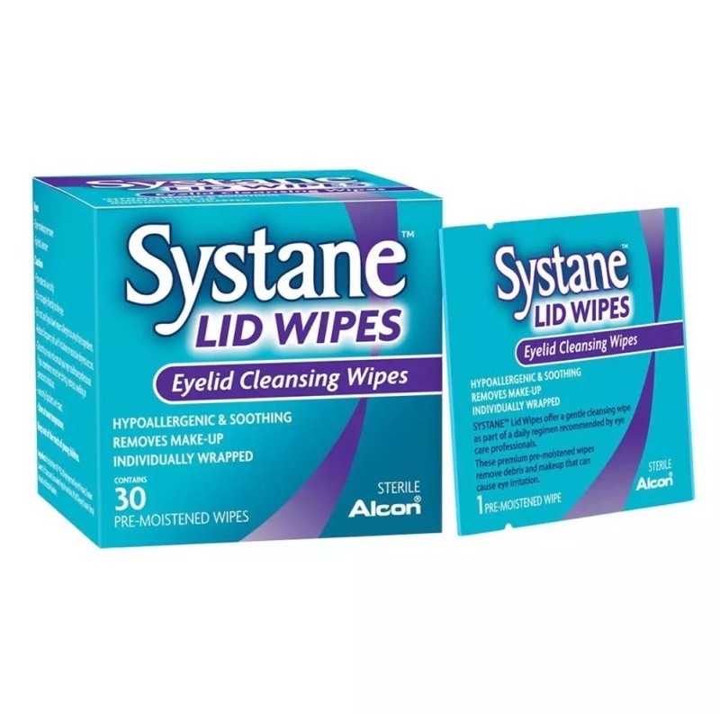 Systane Lid Wipes Eyelid Cleansing Wipes (Exp: 6/2027) | Shopee Malaysia
