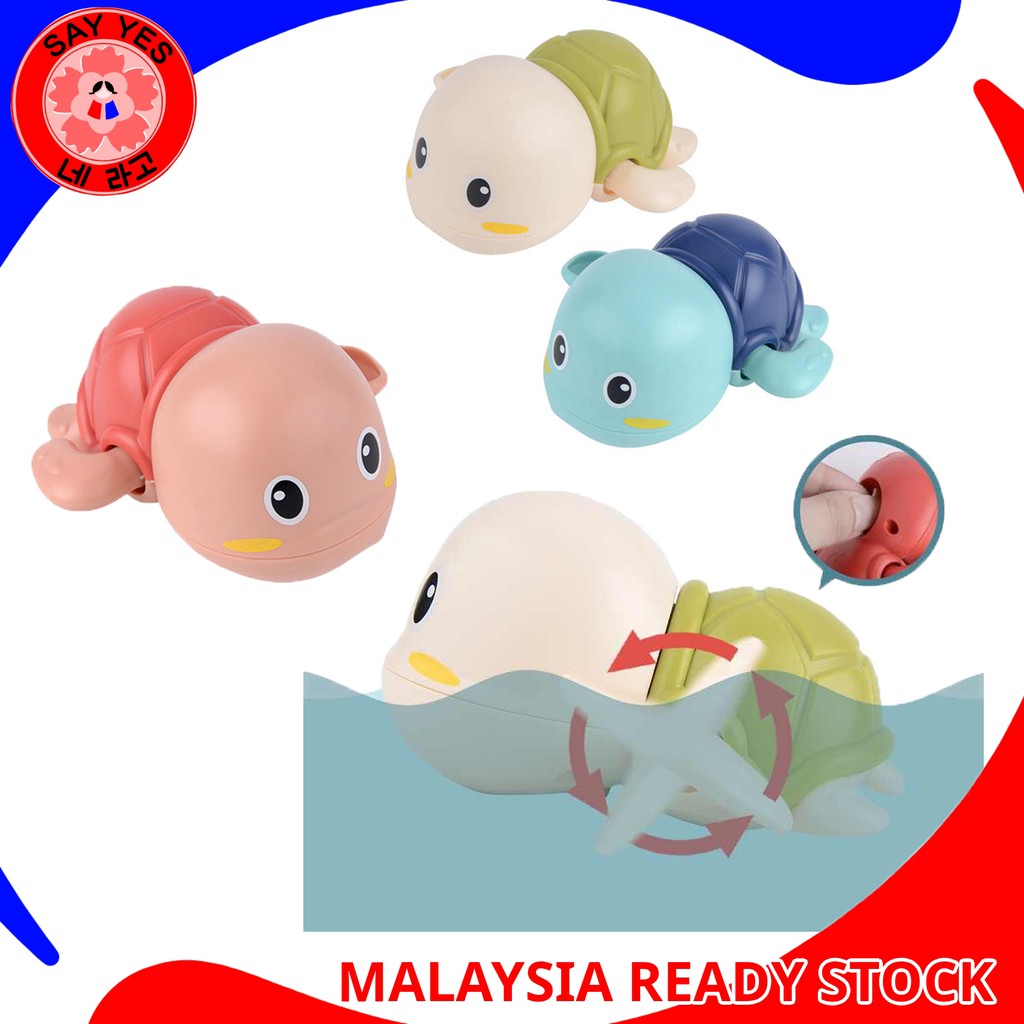 SayYes Mainan Mandi Little Turtle And Puffer Fish Baby Bath Toy ...