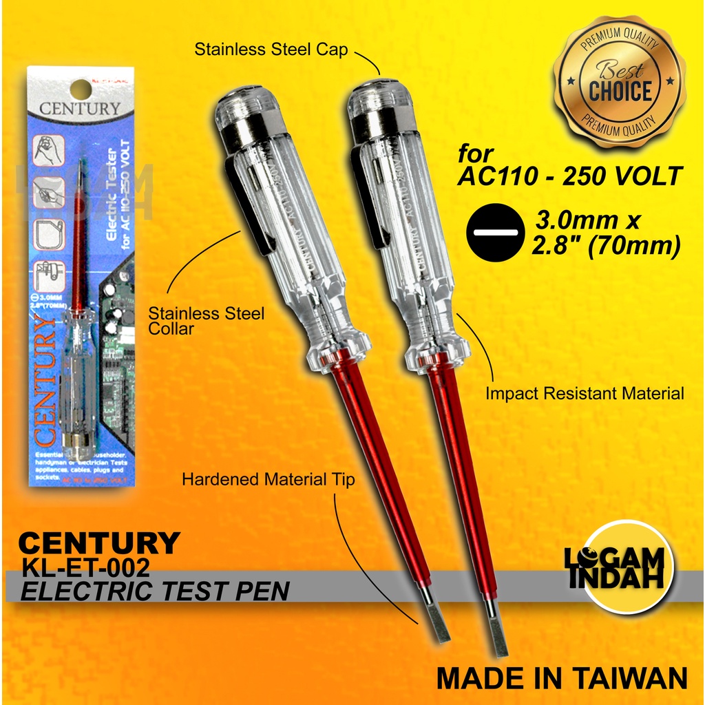 [100% ORIGINAL] HEAVY DUTY TEST PEN / CENTURY TEST PEN / CENTURY ...