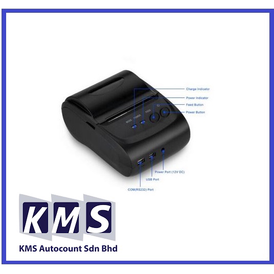 Bluetooth 4.0 portable handheld printer 58mm thermal printer | Shopee ...
