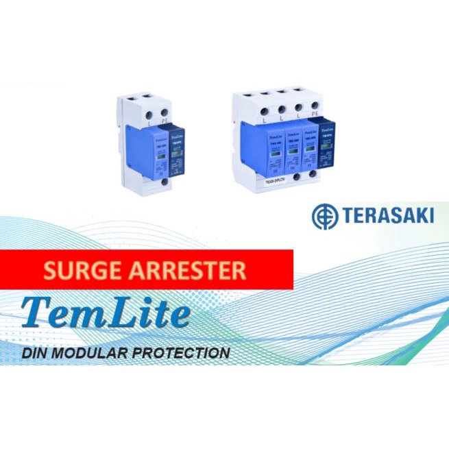 TERASAKI surge arrester 40ka 1p+n 3p+n 2p 4p temlite | Shopee Malaysia