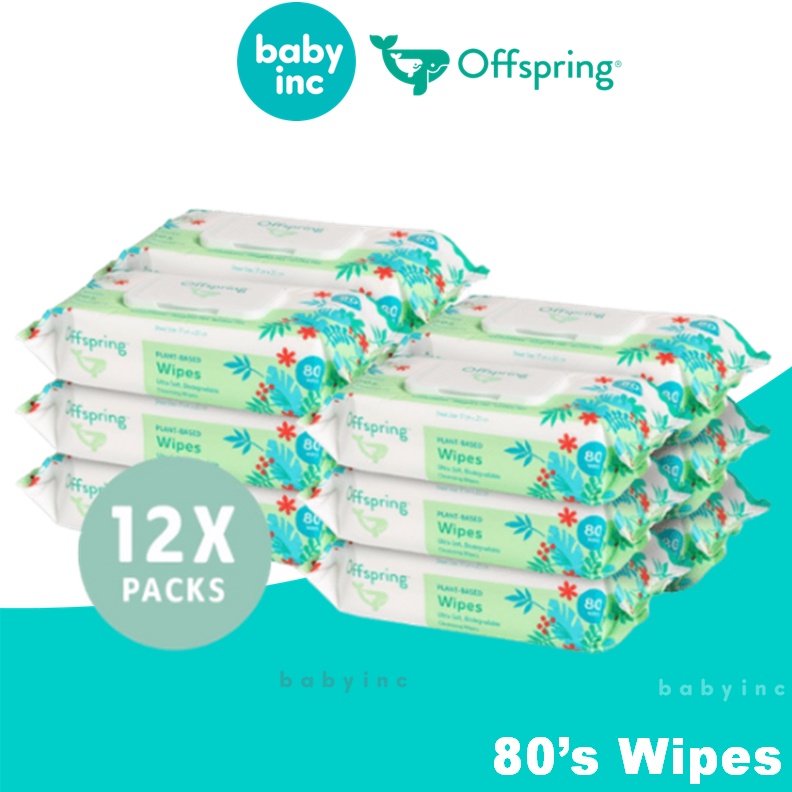 [Bundle] Offspring Baby Wipes (80's) | Shopee Malaysia