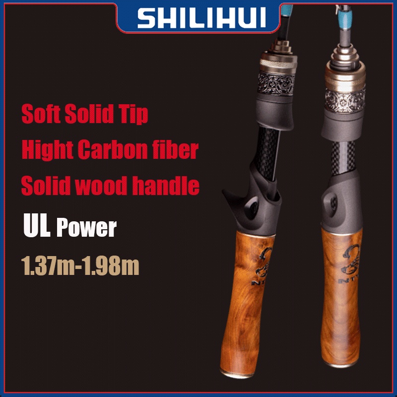 SHILIHUI Ultralight Pancing Joran Spinning Casting Ultra Light Rod 1 ...