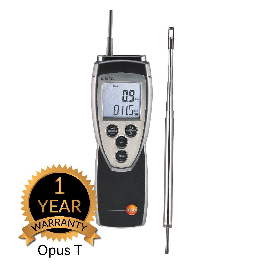 testo 425 - Thermal anemometer with flow probe | Shopee Malaysia