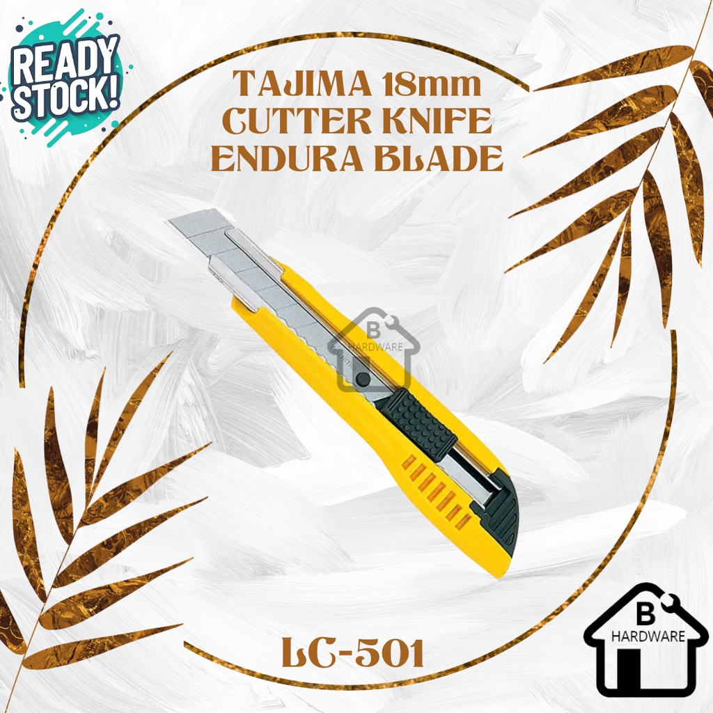 [100% AUTHENTIC] TAJIMA 18mm CUTTER KNIFE ENDURA BLADE LC-501 | Shopee Malaysia