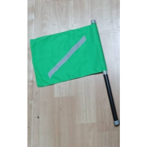 Reflective Safety Flag for Traffic Control or Flagman Use | Shopee Malaysia