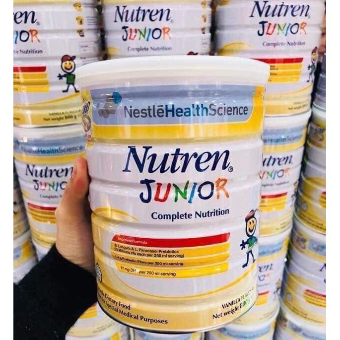 (Genuine) Nutren Junior Fat Milk 800gr Can (Date 03 / 2023) | Shopee ...