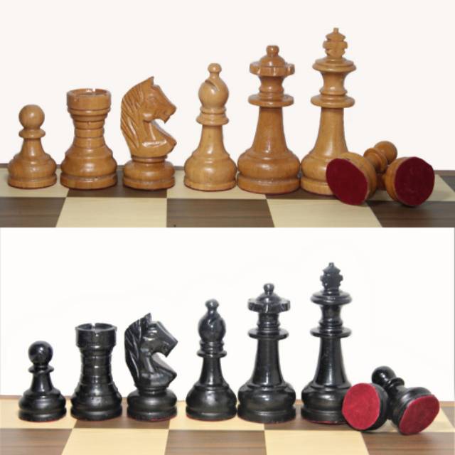 KAYU Fruit/wood Chess Pieces Sawo Wood Ministry Box Fortress Model 2nd ...