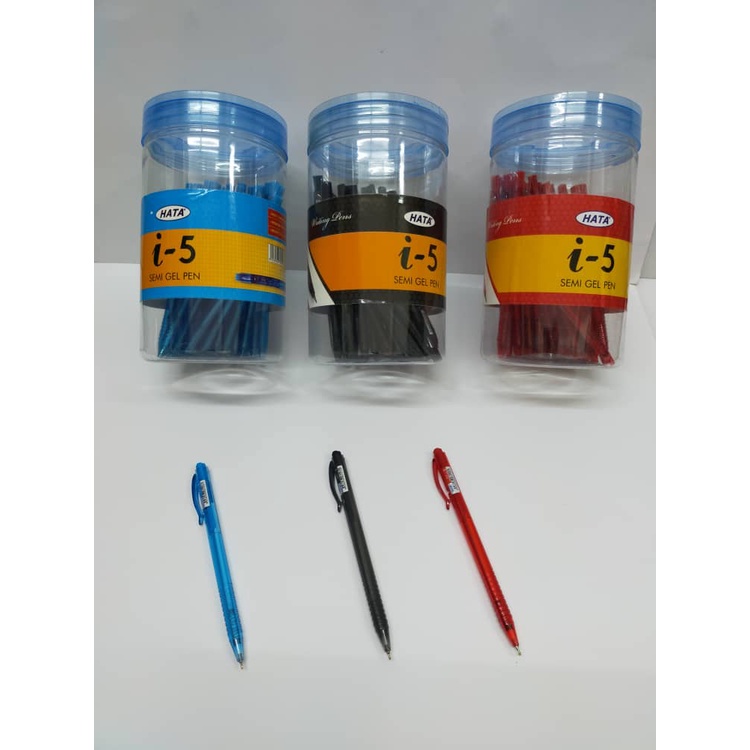 Hata I-5/I-7 Semi Gel Ball Pen 0.5mm/0.7mm | Shopee Malaysia
