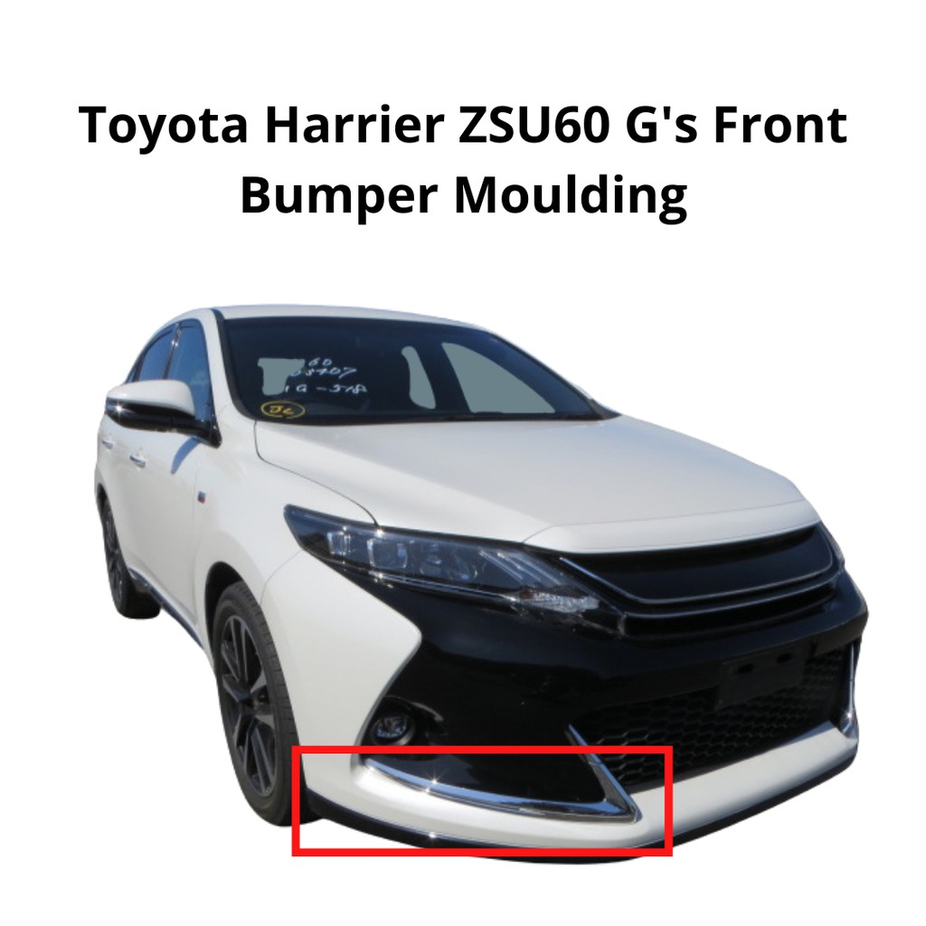 Toyota Harrier ZSU60 G's Front Bumper Chrome Moulding | Shopee Malaysia