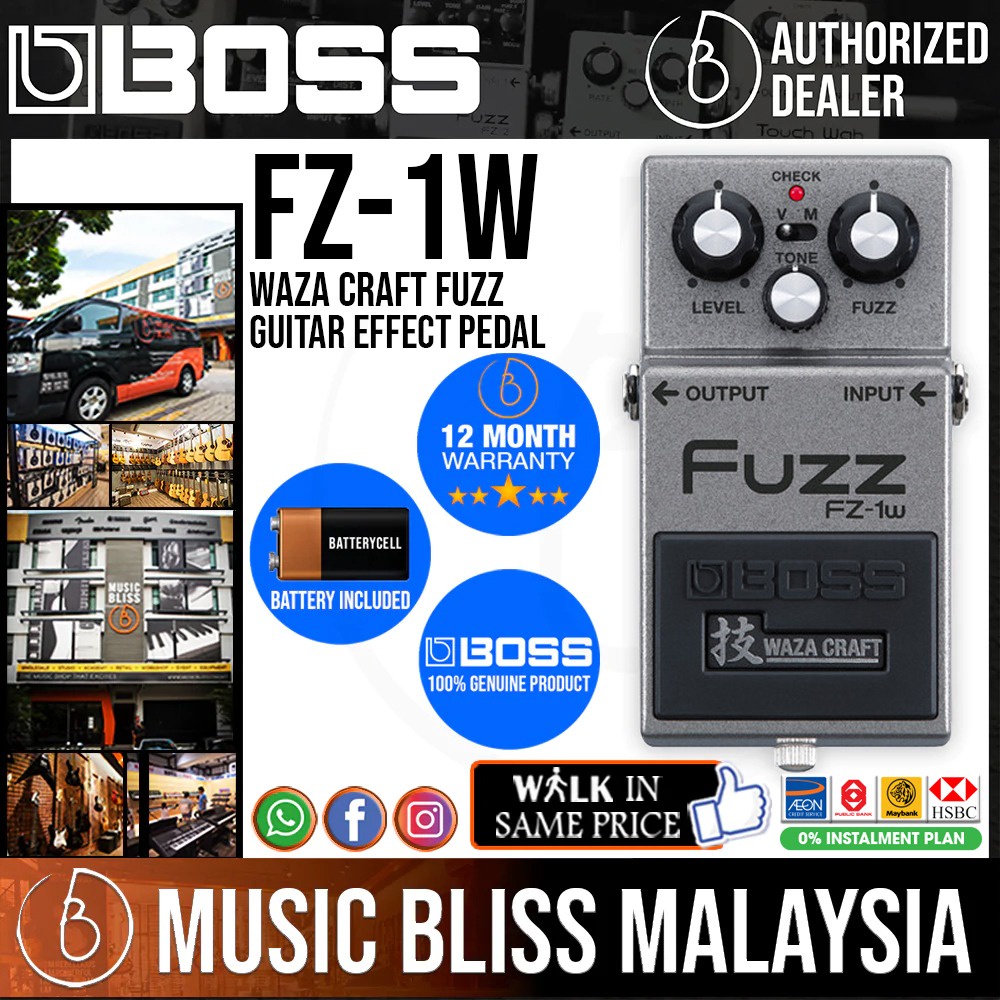 Boss FZ-1W Waza Craft Fuzz Pedal (FZ1W) | Shopee Malaysia