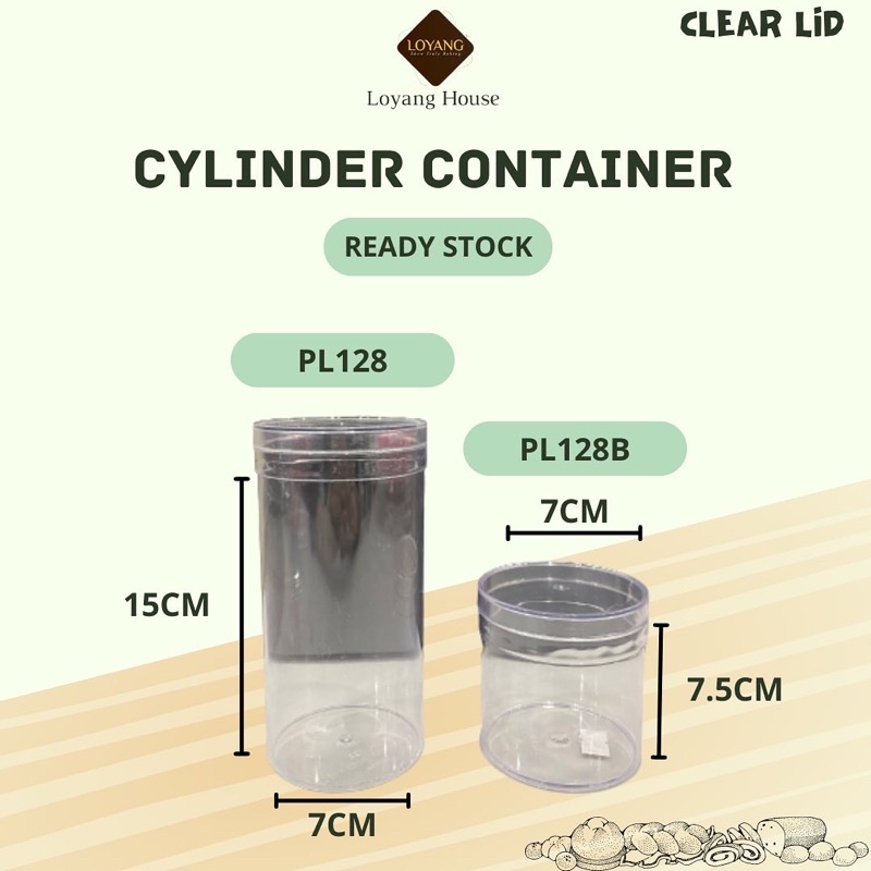 PL128 128B CLEAR LID ROUND CONTAINER / BALANG BULAT | Shopee Malaysia