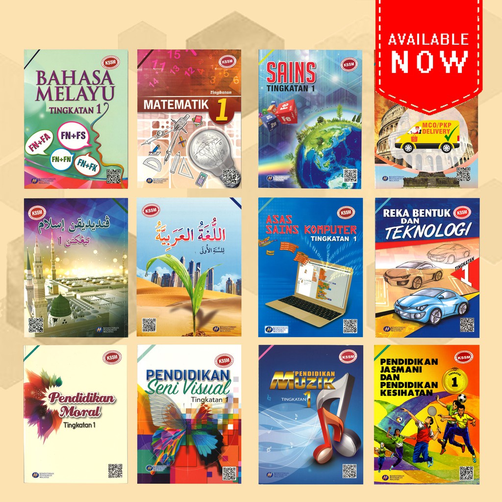BUKU TEKS TINGKATAN 1 (KSSM) - KURIKULUM STANDARD SEKOLAH MENENGAH (KSSM) | Shopee Malaysia