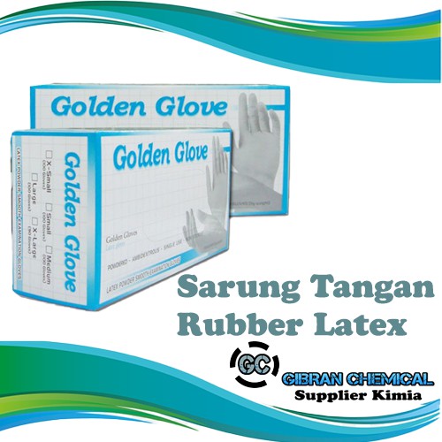 Golden GLOVES LATEX RUBBER GLOVES 100PCS | Shopee Malaysia