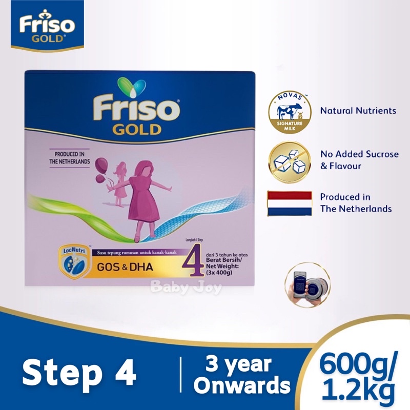 Friso Gold Step 4 Upgraded Formula (600g/1.2kg) | Shopee Malaysia