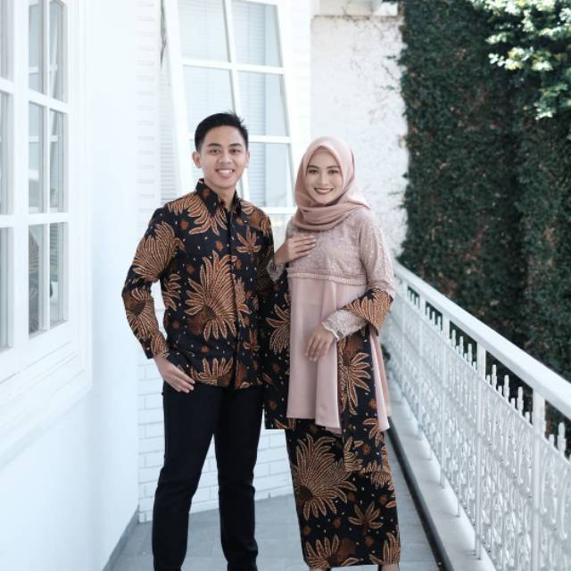 KEMEJA Maura Brown couple Set Maura Brown (Shirt, Skirt, And Tunic ...