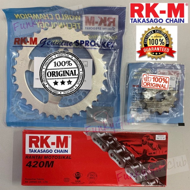 RKM Sprocket set 420 Combo For Honda EX5 420-100L GBO C70 GBOJ HONDA ...