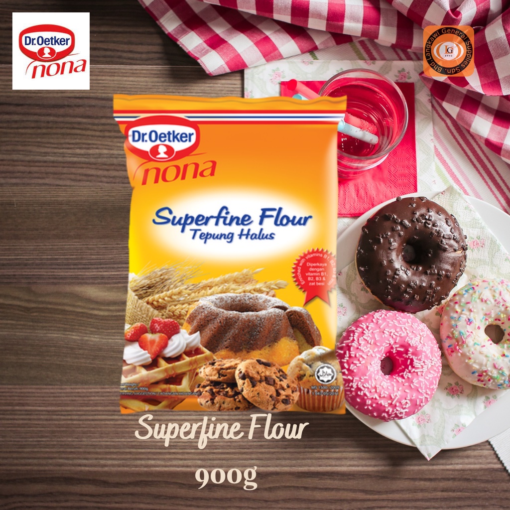 Dr.Oetker Nona Cake Flour / Superfine Flour / Baking Flour / Tepung ...