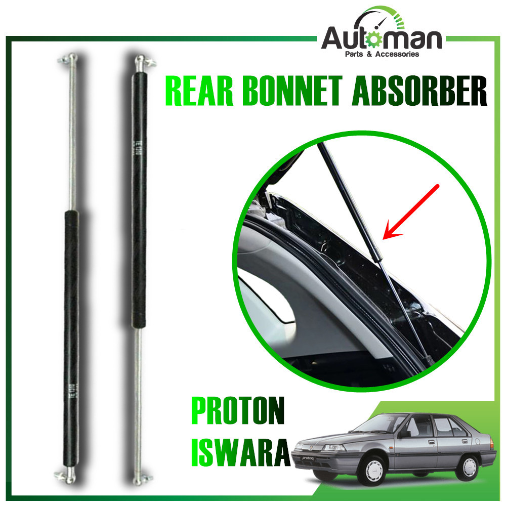 Proton Iswara Saga Aeroback Hatchback LMST Rear Bonnet Hood Absorber ...