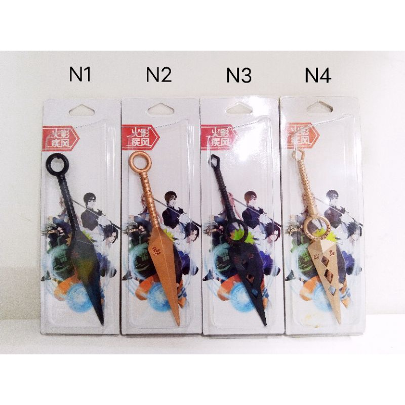 Naruto Kunai Keychain And Sasuke Sword Keychain 15cm | Shopee Malaysia