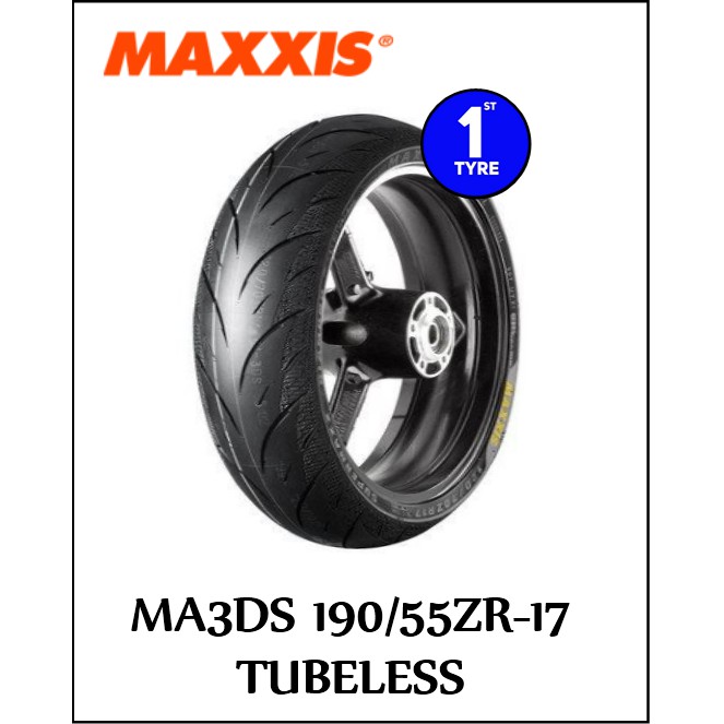 MAXXIS DIAMOND MA-3DS / MA3DS 190/55ZR17 TUBELESS (DIAMOND TYRE ...
